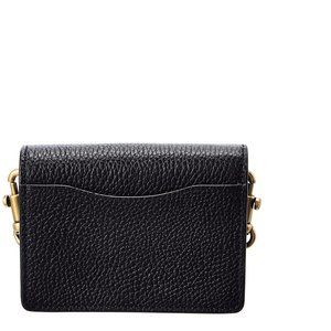 Coach | Bags | Coach Polished Pebbled Leather Half Flap Card Case ...